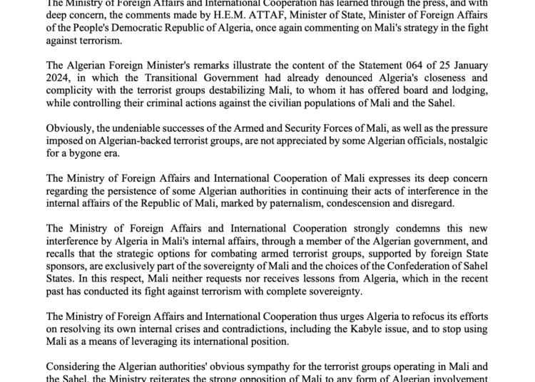 Embassy of The Republic of Mali in The Untited States of America